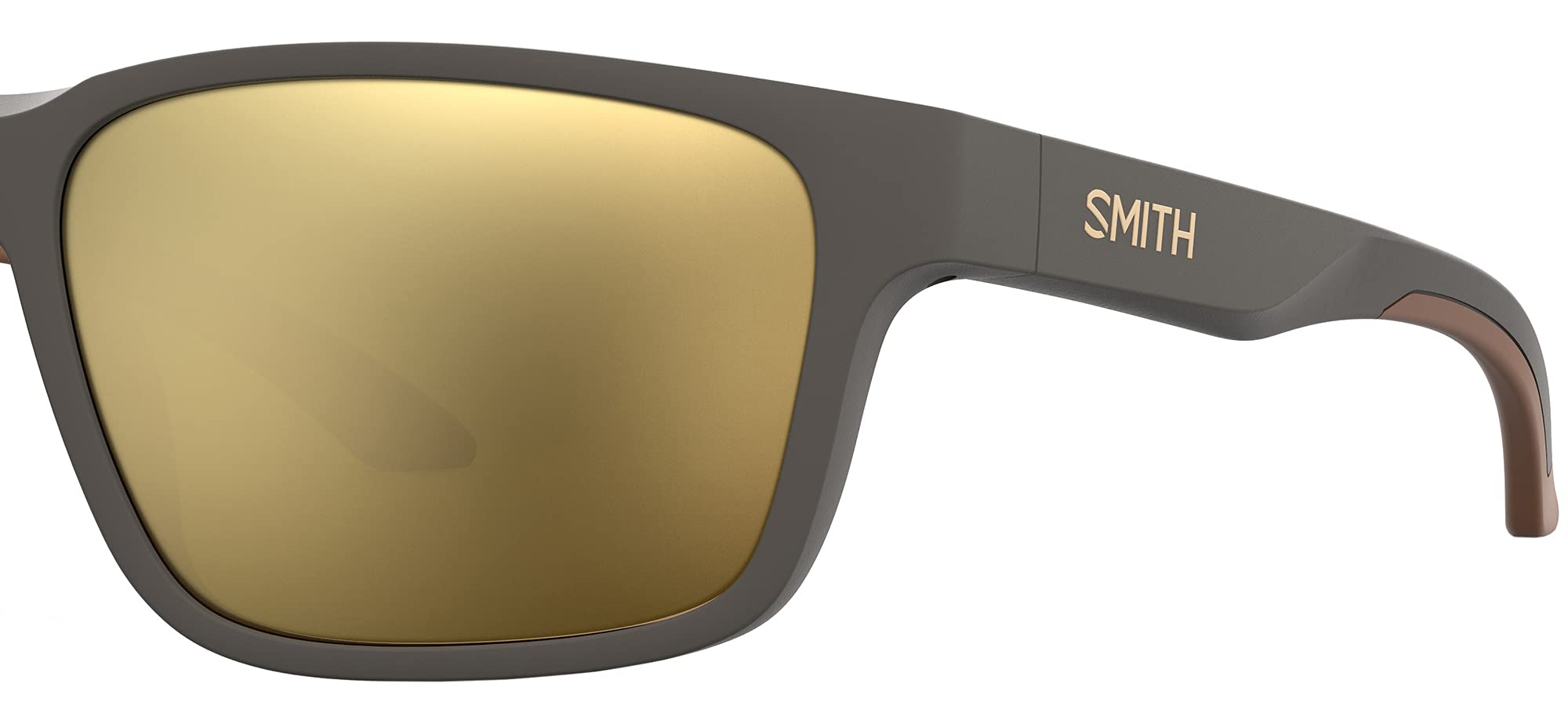 SMITH Basecamp Sunglasses – Polarized Performance Sports Active Sunglasses – for Men & Women – Matte Gravy + ChromaPop Polarized Bronze Mirror