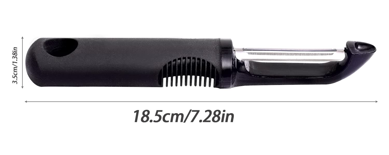 Weymier Potato Peeler Vegetable Peeler Apple peeler Fruit Peeler for kitchen peeler Sharp Stainless Steel Swivel Blades Peeler Good Grip Handle Built-in Potato Eye Remover
