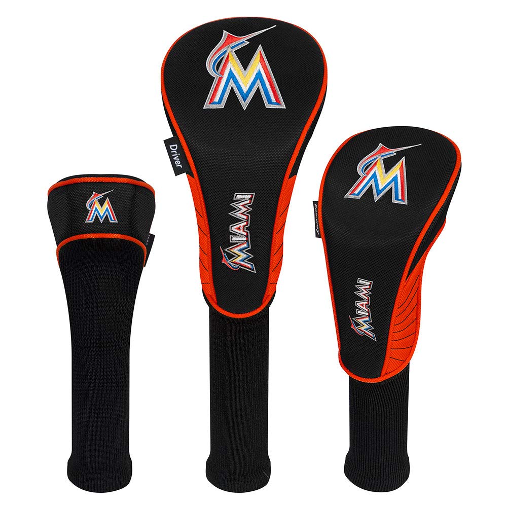 Team Effort Miami Marlins Set of Three Headcovers
