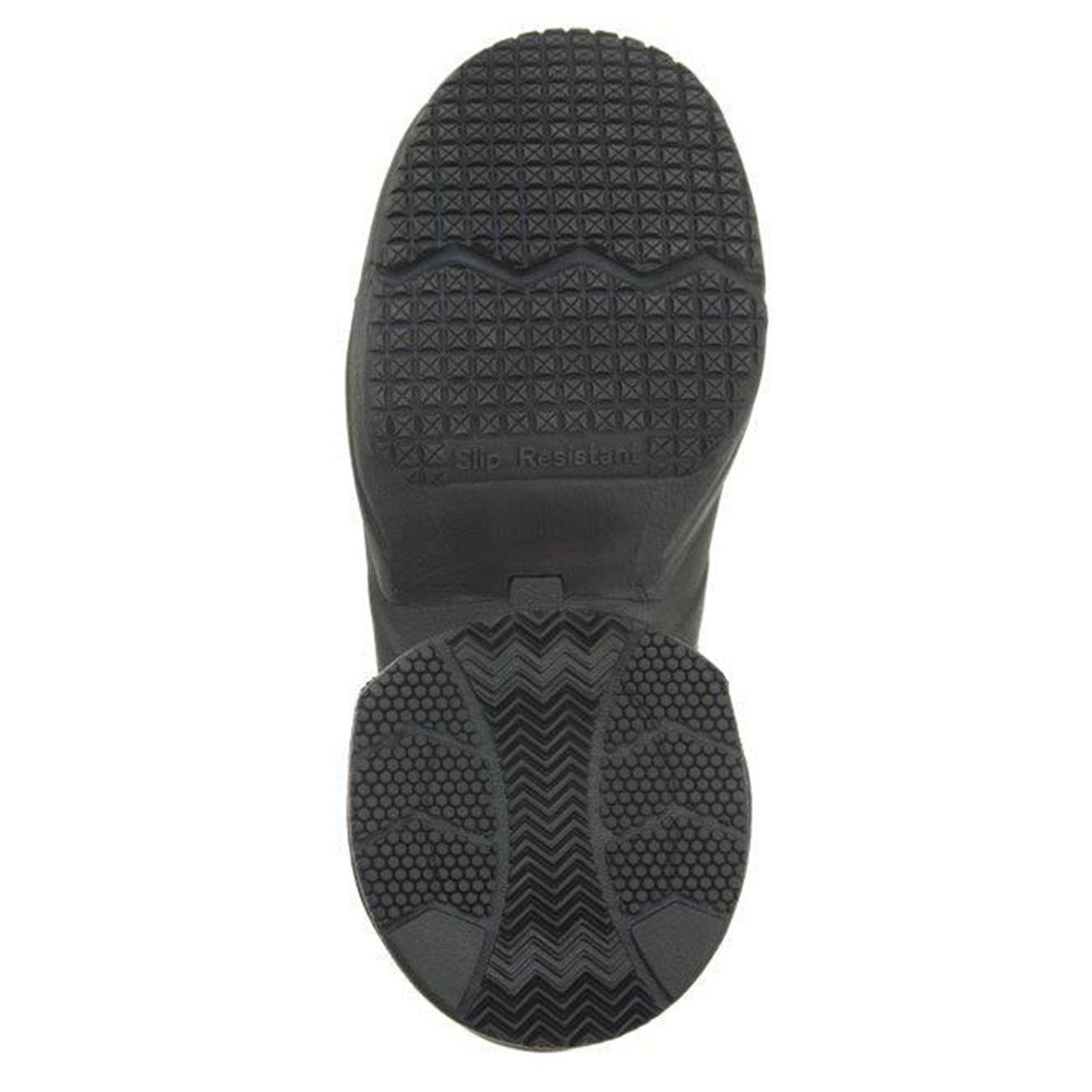 Z-CoiL Women's Legend Slip Resistant Enclosed Coil Black Leather Tennis Shoe 8 C/D US