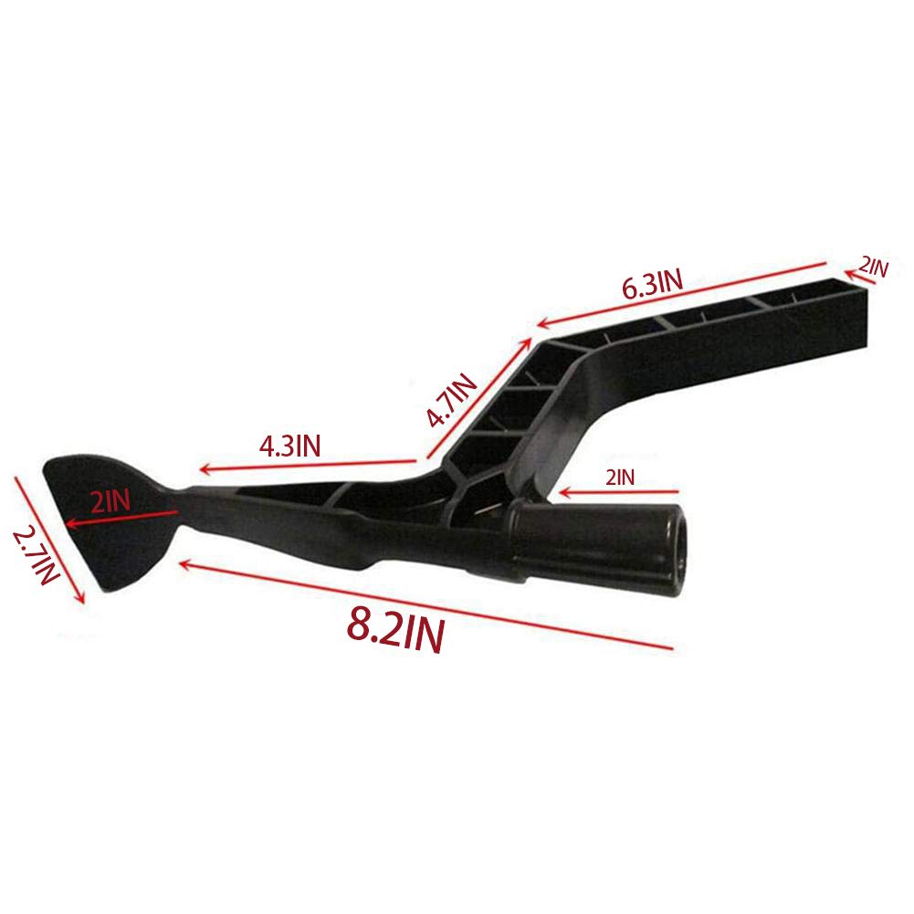 Roof Gutter Cleaning Tool, Gutters Cleaning Spoon and Scoop, Threaded Design Leaves Cleaning tools for Garden, Ditch, Villas, Townhouse, Sewer