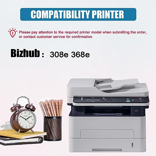 ROMHER TN326 Toner Cartridge Compatible with Chip Replacement for Konica Minolta High Yield Compatible for Konica Minolta Bizhub 308e 368e Toner Printers