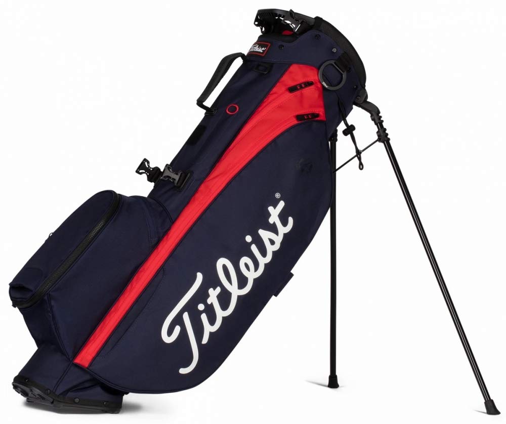 Titleist - Players 4 Golf Bag - Navy/Red