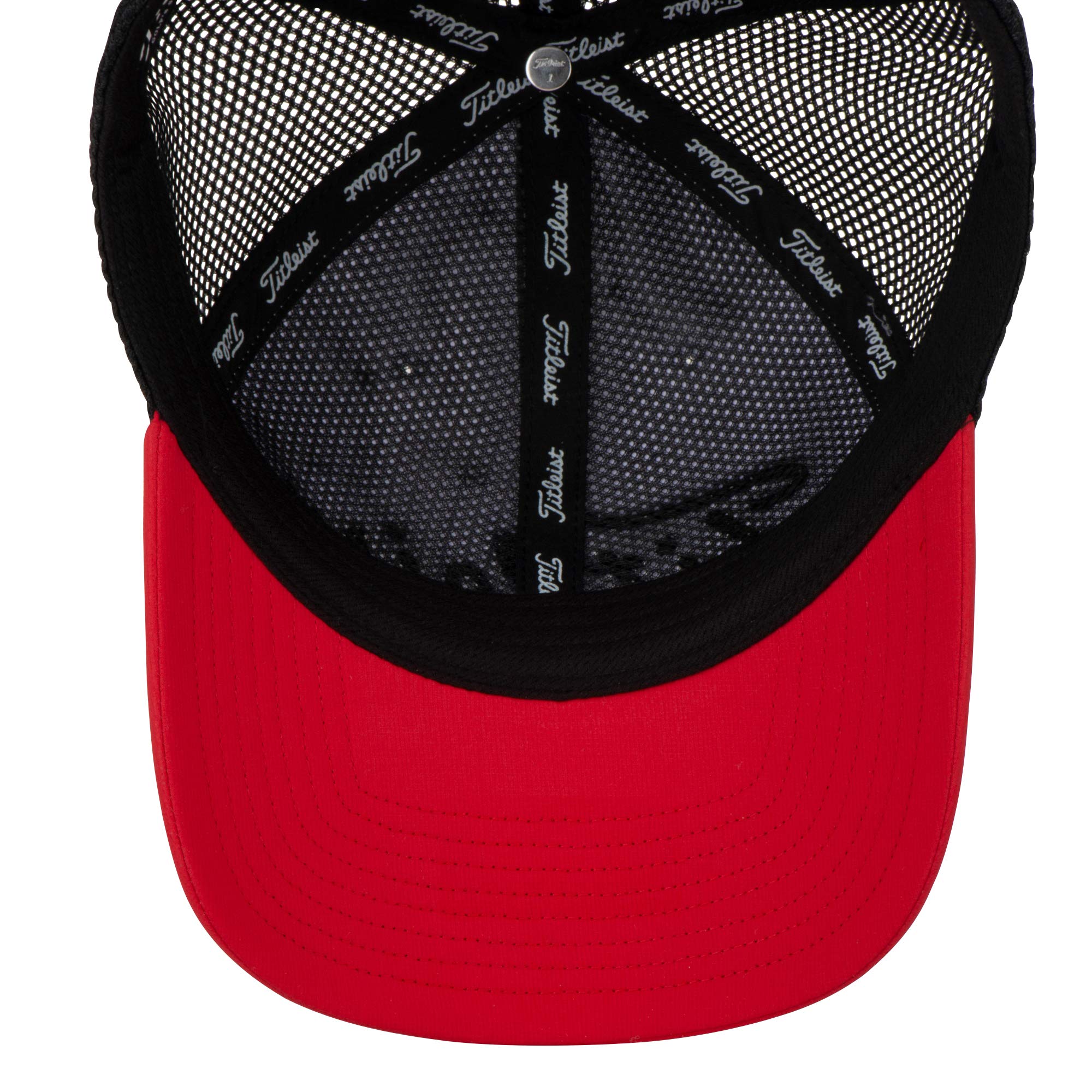 Titleist - Tour Performance Mesh Golf Hat - Black/Red/White