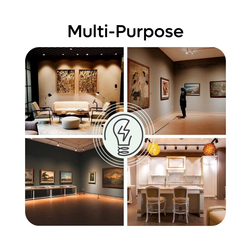 Sterl Lighting - GU10 Light Bulb 6 Pack, Halogen 120V, 35W, 380Lm, Dimmable, MR16, Clear 2700K Warm White for Track & Recessed Lighting, Scentsy Candle Warmer, Height 2.04 inch, Twist & Lock Base, NP5