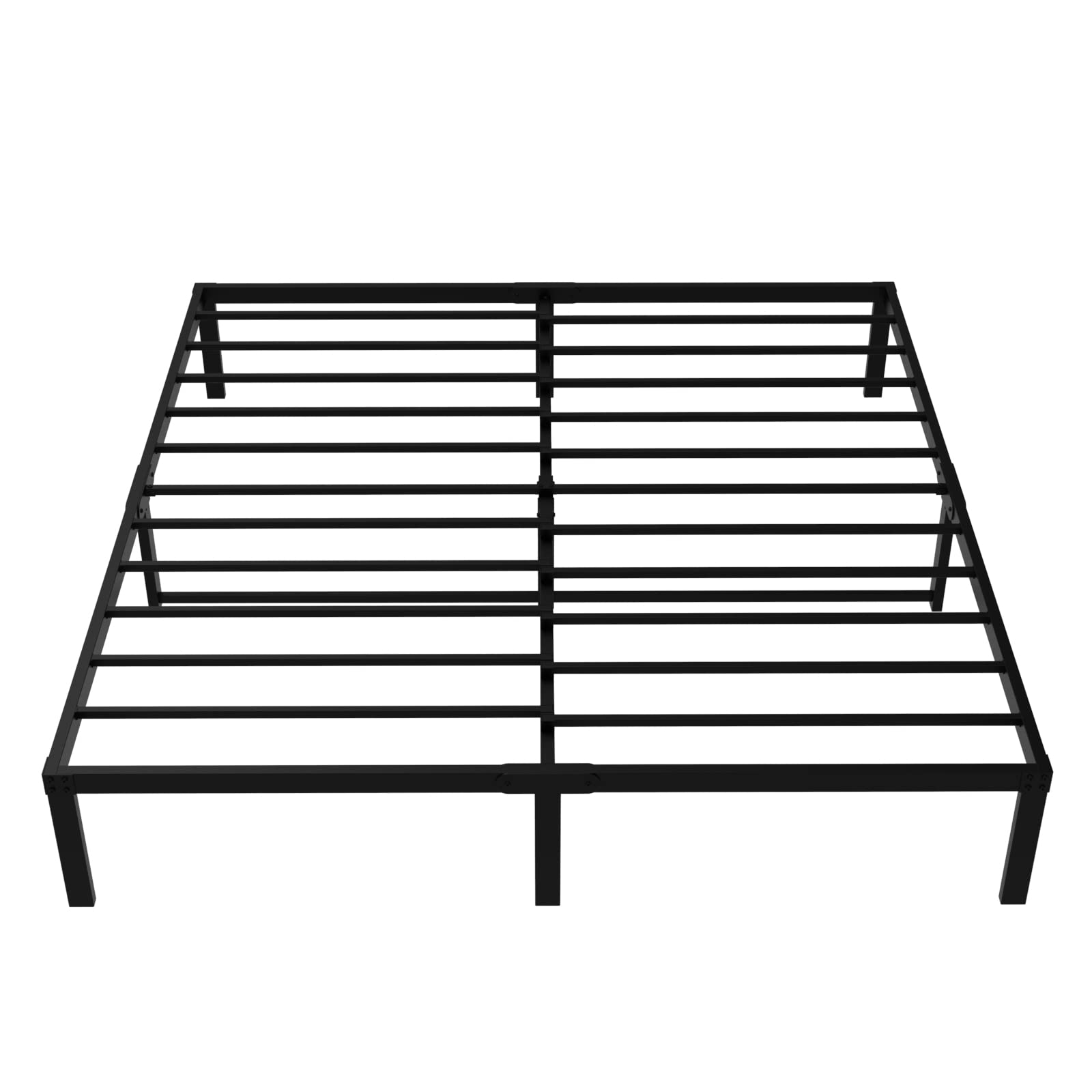 rosyclo Queen Bed Frame, 14 Inch Heavy Duty Mattress Foundation Metal Platform Bed Frames No Box Spring Needed, Sturdy Steel Frame, Underbed Storage (14 Inch, Queen)