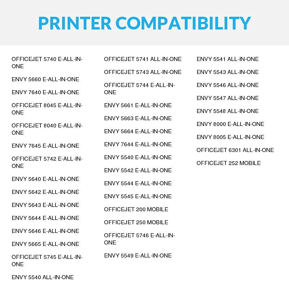 Speedy Inks Remanufactured Ink Cartridge Replacement for HP 62XL 62 XL C2P05AN High Yield (1 Black, 1 Tri-Color, 2-Pack) Compatible with HP Envy 7640 5660 5545 7644 7645 OfficeJet 5740 5746