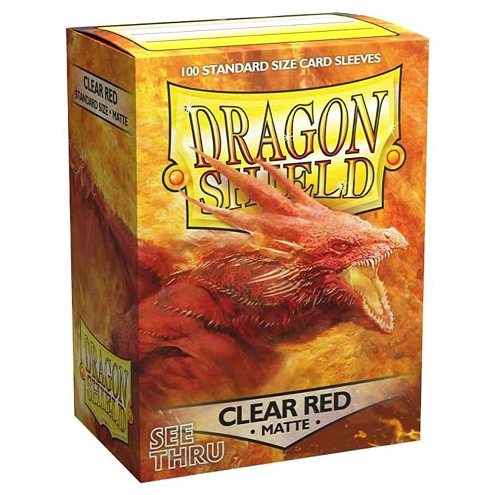 Sleeves: Dragon Shield Matte: Clear Red (100)