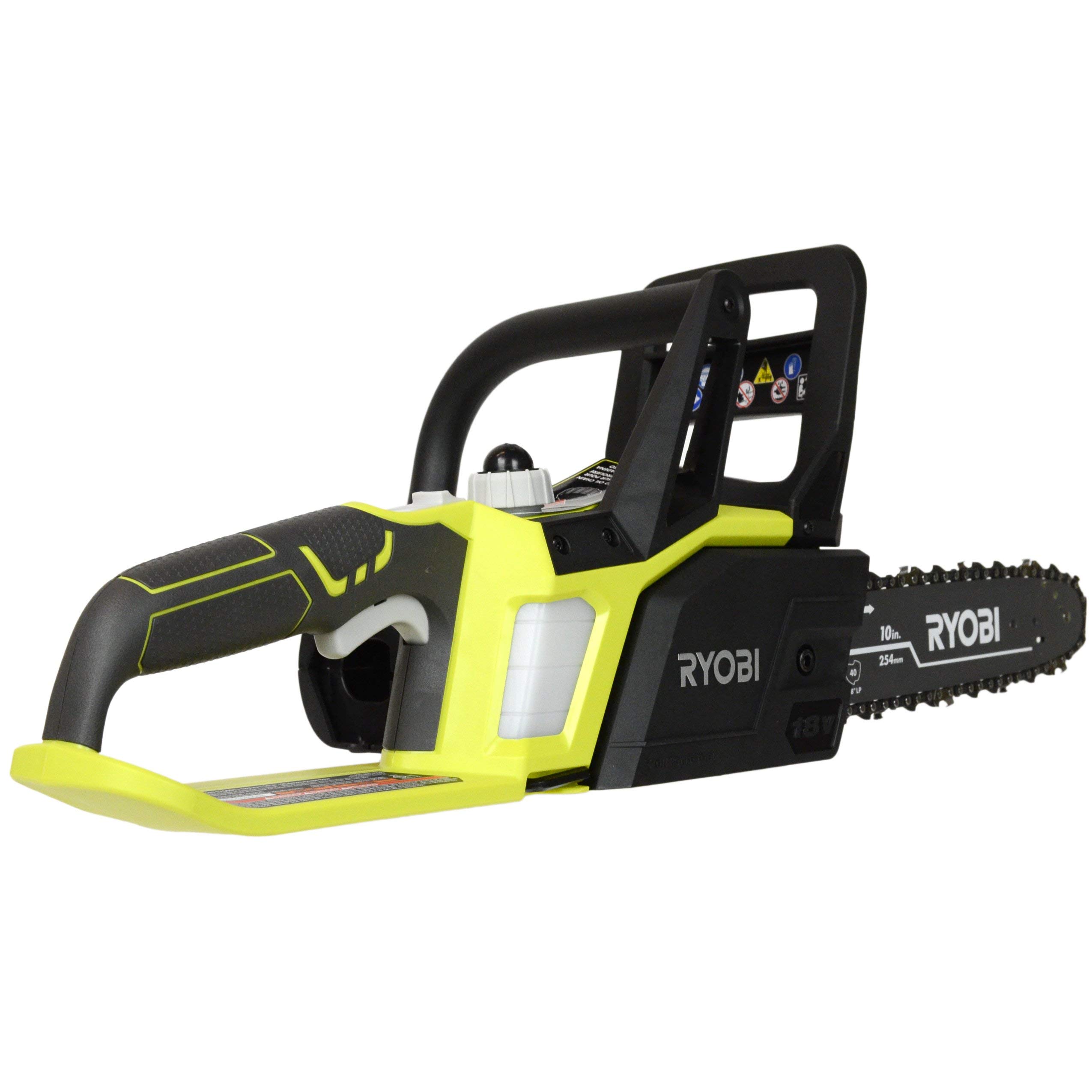 Ryobi P546 10 in. ONE+ 18-Volt Lithium+ Cordless Chainsaw (Tool Only - Battery and Charger NOT Included) (Renewed)