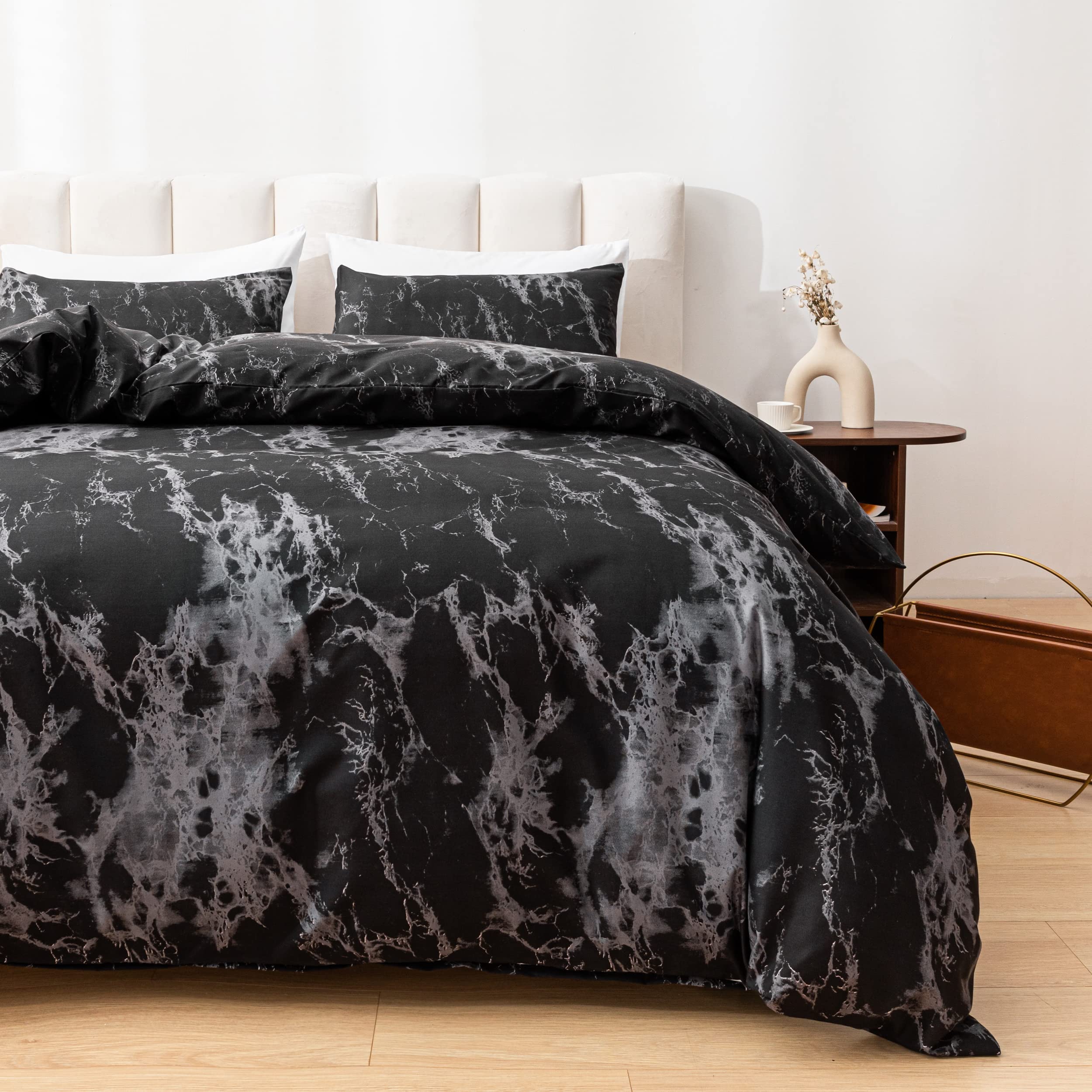 Smoofy Gold Sage Green Queen Comforter Set, 3-Piece, Microfiber Fabric, Machine Washable