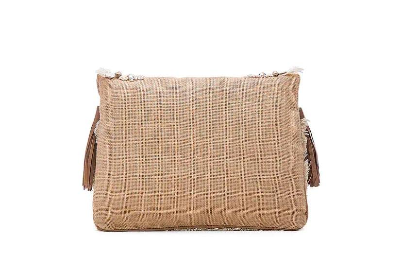 Women Shashi Clutch bag, Beige