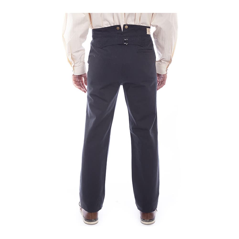 Scully Men's Rangewear Canvas Pant, Black, 31