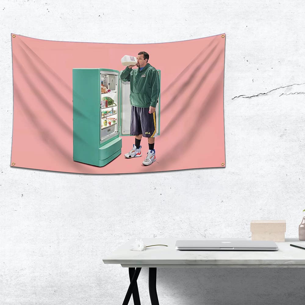 Sandler Flag 3x5 Feet Pink Funny Banner For College Dorm Room Guys Man Cave Frat Bedroom