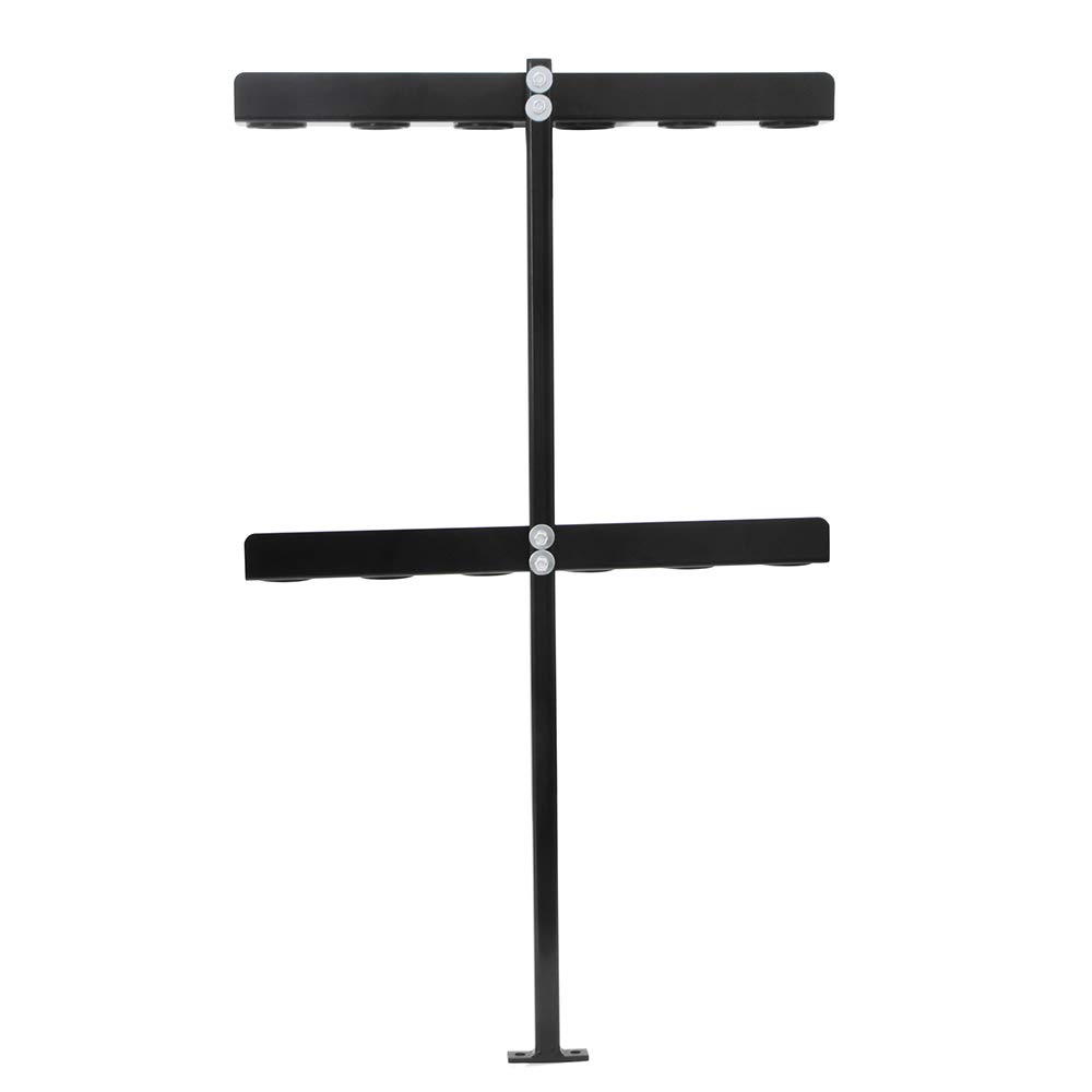 vikofan Landscape Hand Tool Rack - Trailer Shovel Racks for Lawn Equipment Holds 6 Tools Simplify Your Truck Organization