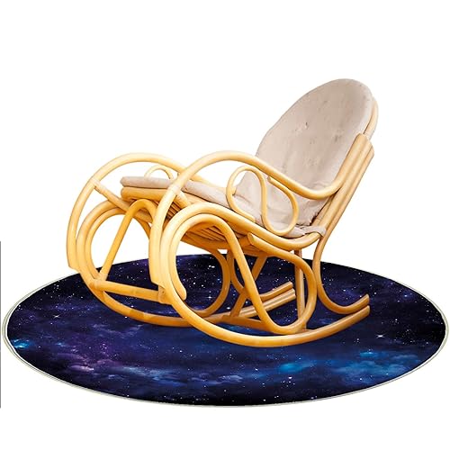 Round Chair Mat for Carpeted Floor Sky Office Floor Protector Purple Charcoal Grey Chair Mat for Carpeted Floor Low Pile Office 4 FT