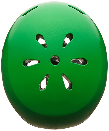 Punisher Skateboards Pro 13-Vent BMX Bike and Skateboard Helmet, Bright Neon Lime Green, Youth/Teen 9+, medium (9283)