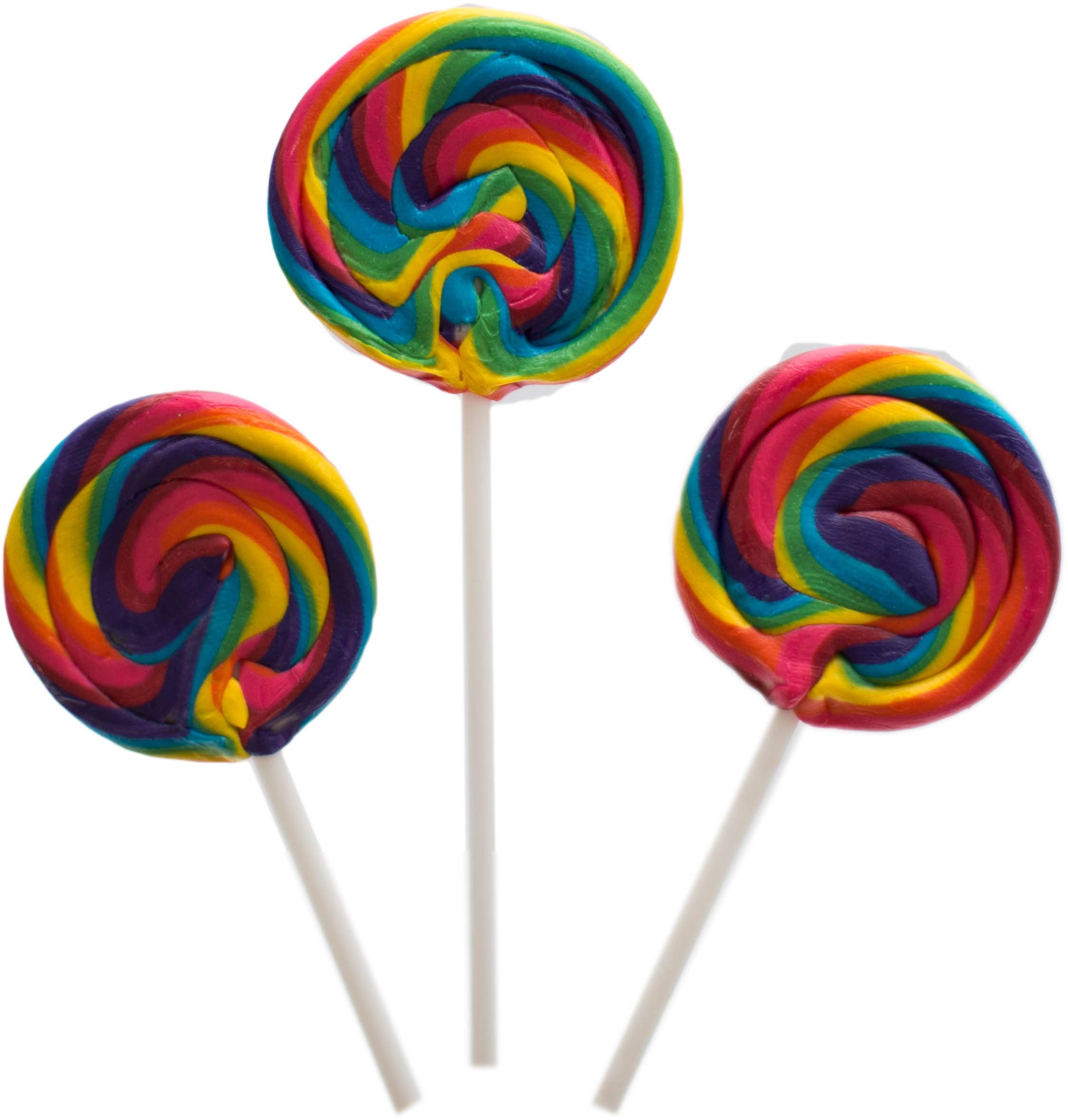 Rainbow Swirl Lollipop (8 Pack) – Birthday Party, Favors, Decorations, Supplies – By LOLLY POP PARTY