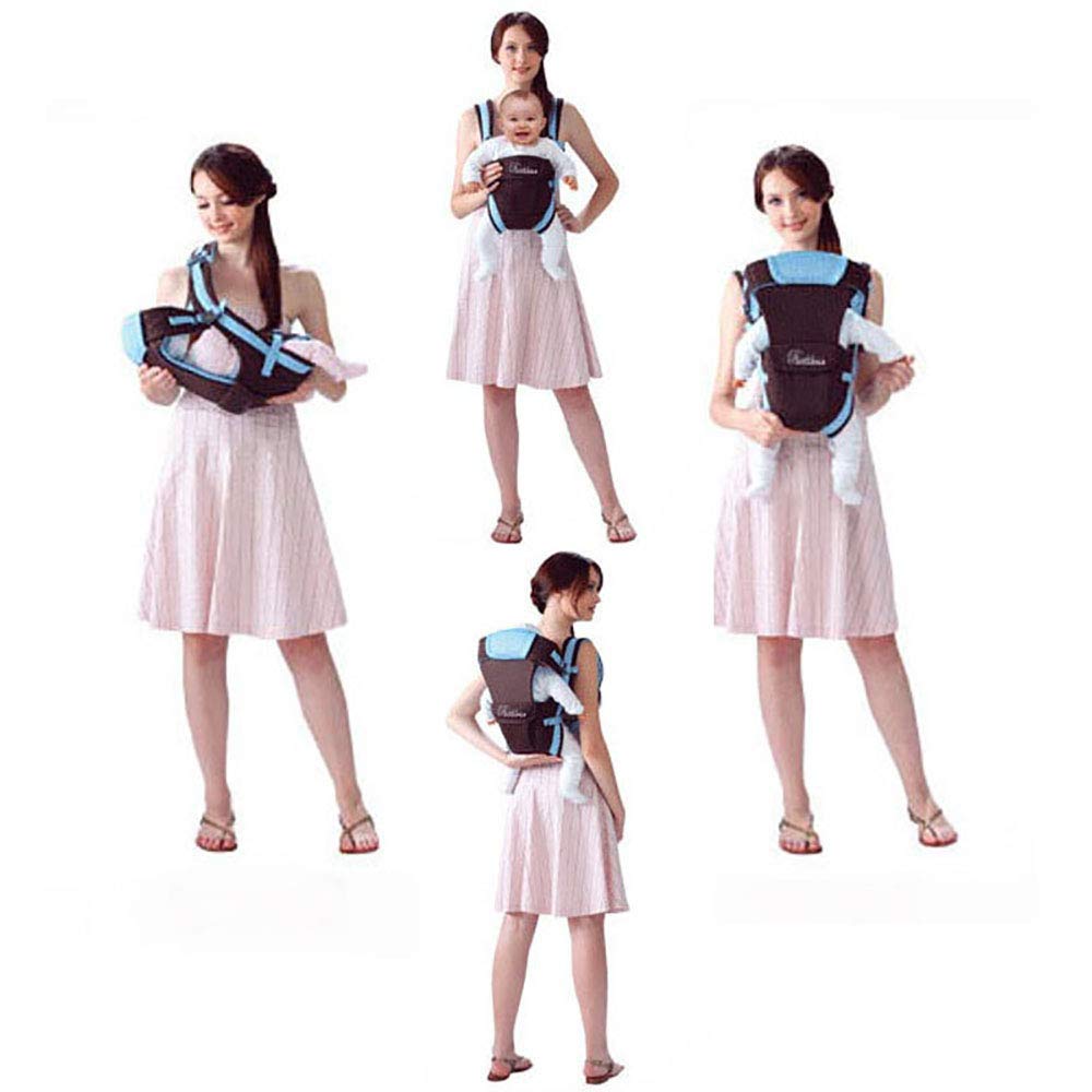 Soft Baby Carrier, Ergonomic 4-in-1 Convertible Sling Front and Back Face-in and Face-Out Carry for Newborns and Older Babies Travel,8-40 lbs