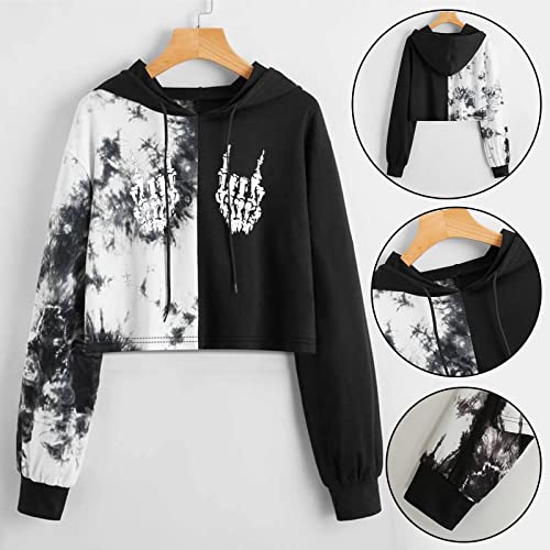 SHAOBGE Crewneck Sweatshirt Cat Toddler Halloween Costume Women's Witch Halloween Costume Halloween Witch Shirts for Women Long Oversized Sweatshirt Warehouse Amazon Warehouse Deals Clearance Black