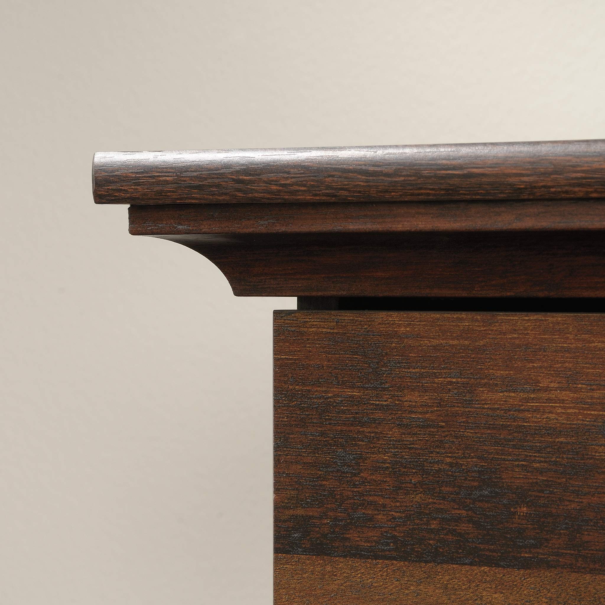 Sauder Harbor View Storage, L: 27.87" x W: 17.8" x H: 36.02", Curado Cherry Finish