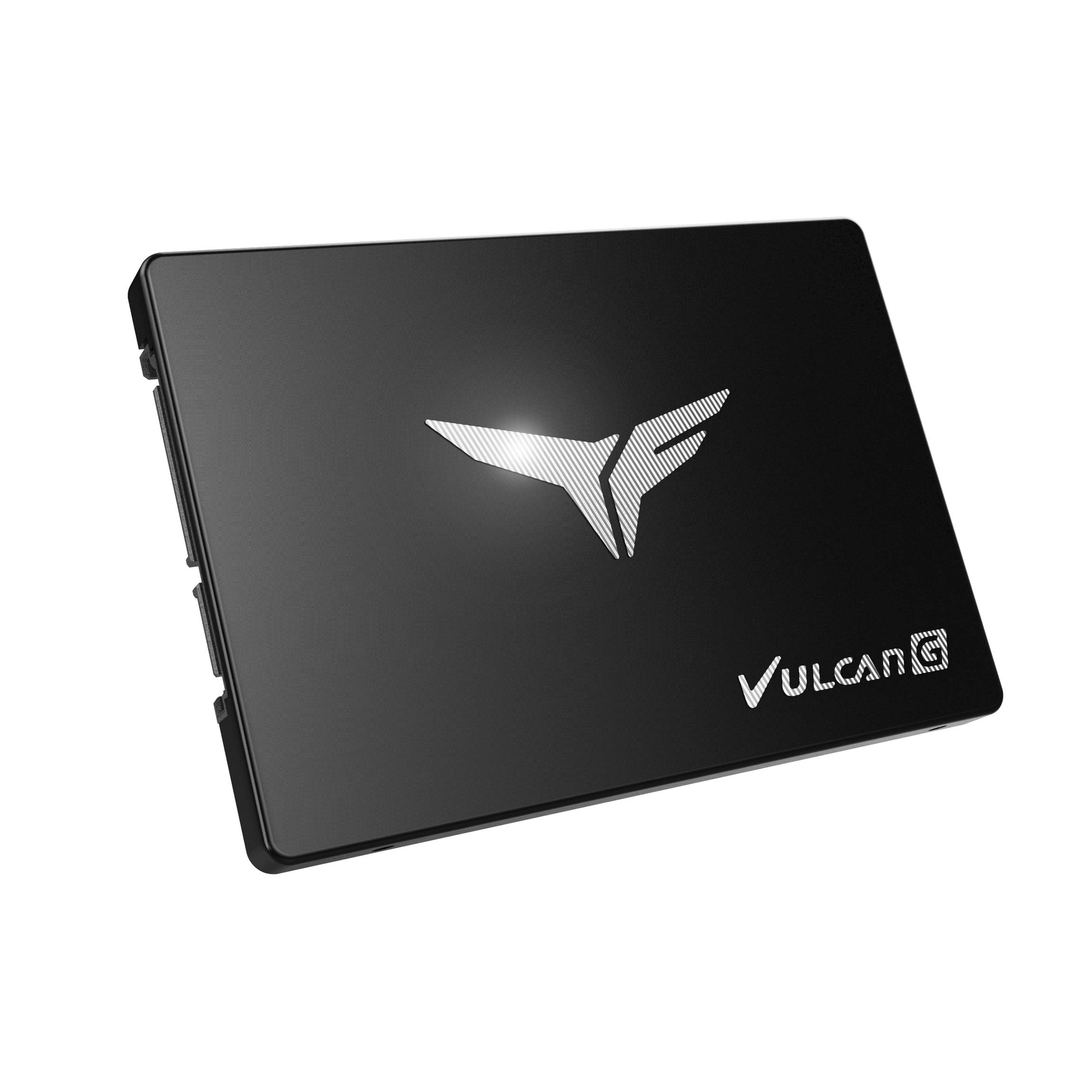 TEAMGROUP T-Force Vulcan G 1TB SLC Cache 3D NAND TLC 2.5 Inch SATA III Internal Solid State Drive SSD (R/W Speed up to 550/500 MB/s) T253TG001T3C301