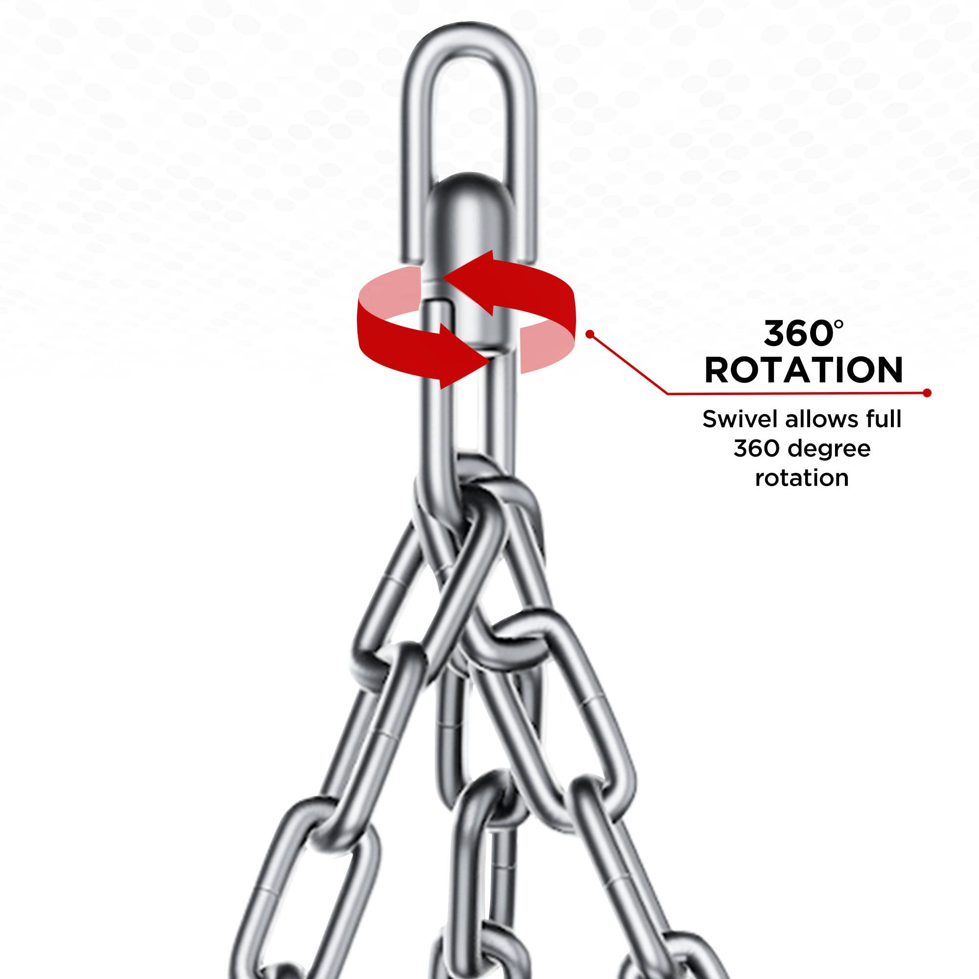 RDX Heavy Duty Boxing Punching Bag Iron 3 Panel Chains Wall Mount Punching MMA Training Hanger