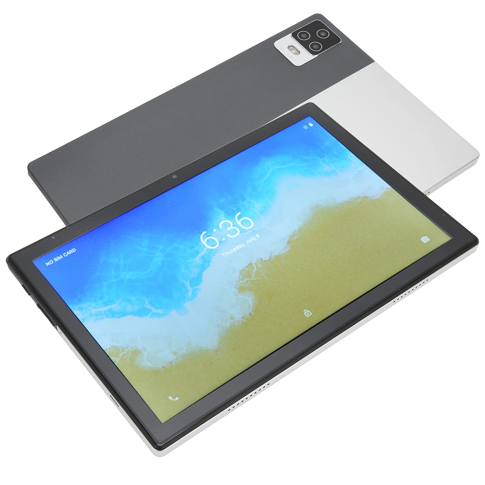 Tablet PC, 5.0 HD Tablet 4G RAM 128G ROM for Android 11 for Home for Office (UK Plug)