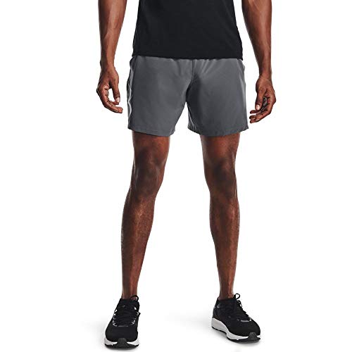 Under Armour Qualifier Speedpocket 7-inch Linerless Running Shorts, Pitch Gray (012)/Pitch Gray, Small