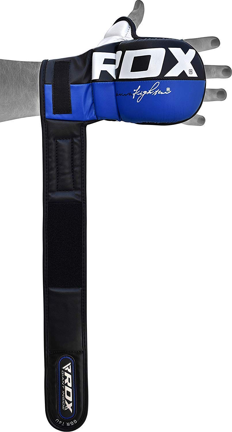 RDX MMA Gloves for Martial Arts Training and Sparring, Mitts for Grappling, Kickboxing, Muay Thai, Punching Bag & Cage Fighting Men Women Home Gym Use