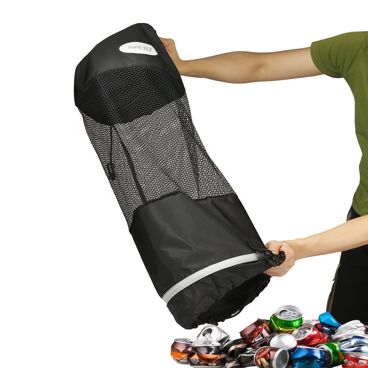 ZSFilove Boat Trash Bags Mesh Boat Trash Can,Boat Trash Bag for Your Boat, Kayak, or Camper