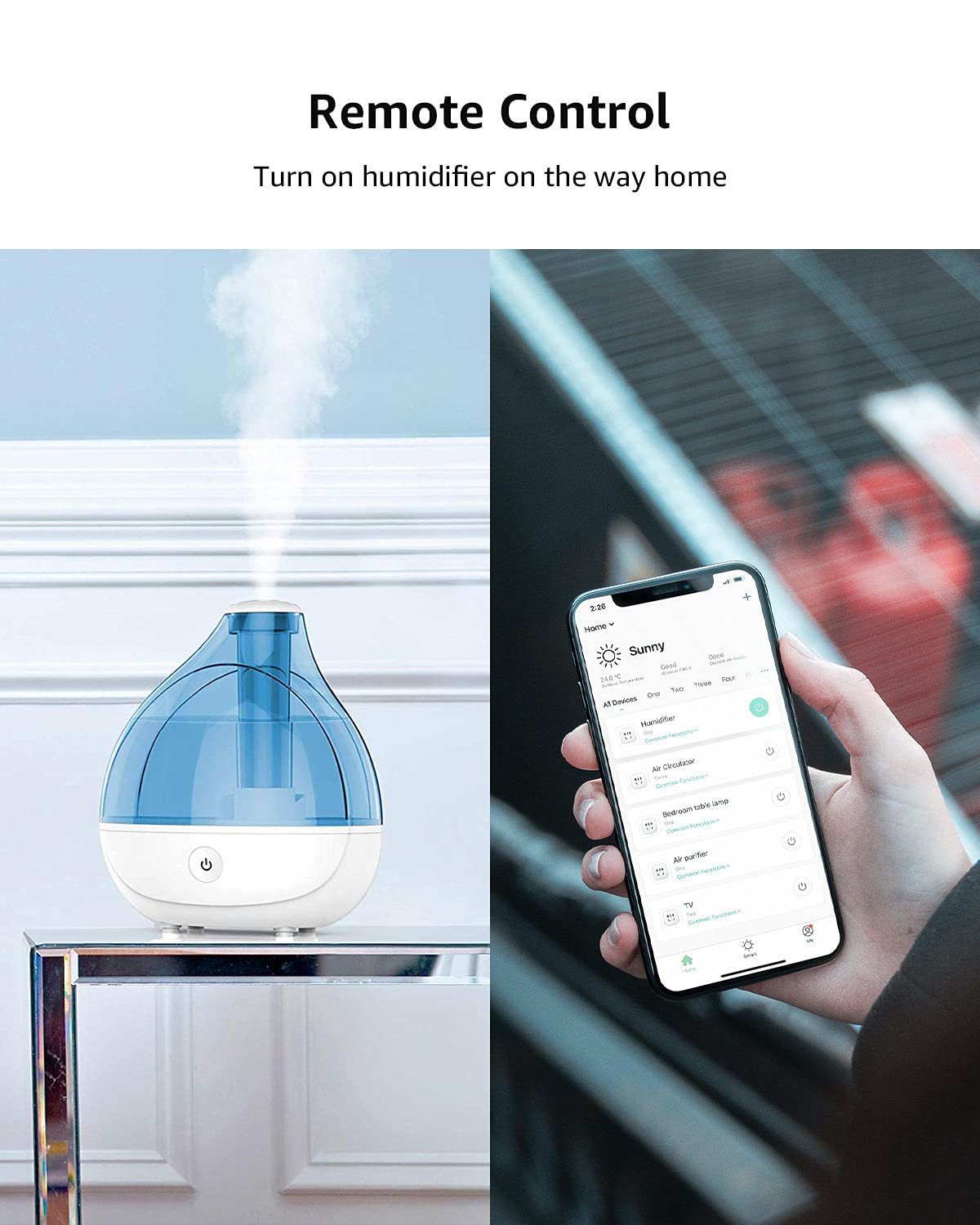 Smart Plug, WiFi Smart Socket, WiFi Outlet Works with Alexa & Google Assistant, Remote Control Your Appliances with App and Voice Command, No Hub Required, 2.4GHz WiFi Only(Pack of 4)