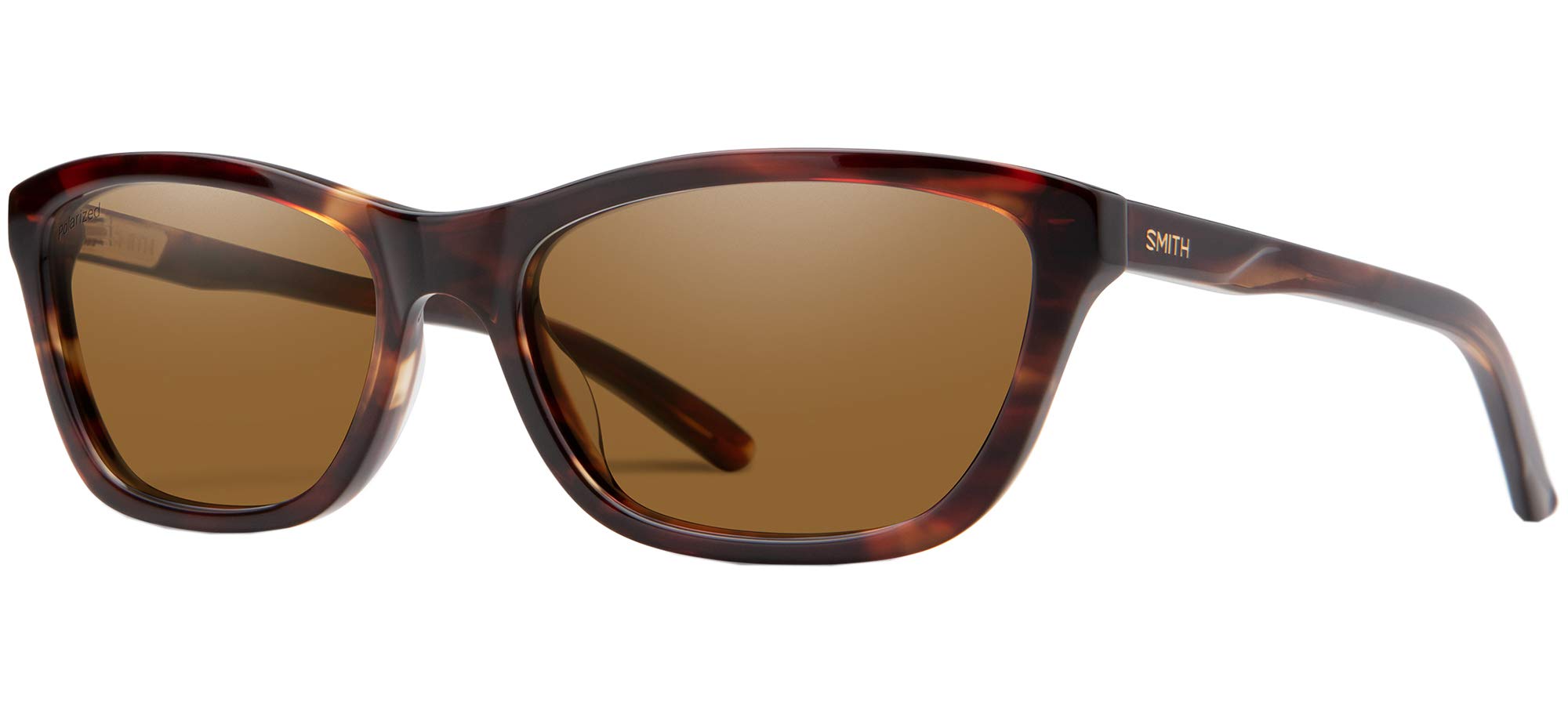 Smith Getaway Cat-Eye Sunglasses, Black/Polarized Gray, One Size