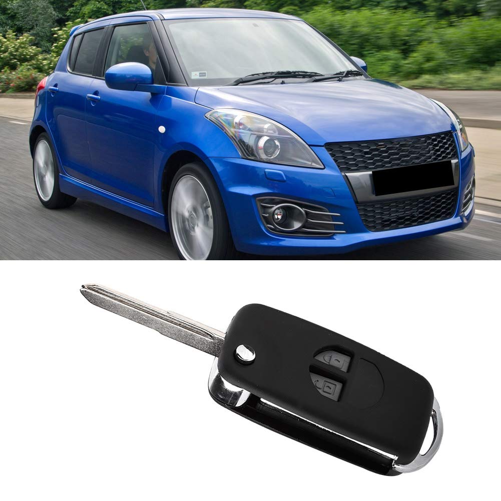 Suzuki Swift Key Cover,Key Fob Case,Car Remote Key Shell 2 Button Car Remote Key Fob Shell Case Replacement Car Remote Key Shell Protective Case for Suzuki Swift Grand Vitara Alto