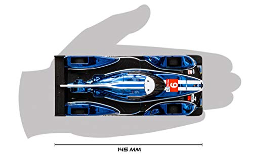 Scalextric ARC Pro App Race Control 24h Le Mans Slot Car Digital 1:32 Slot Car Road Race Track Set C1404T,Blue & Gray