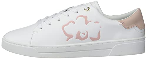 Ted Baker Women's TARLIAH Sneaker, White-Pink, 8