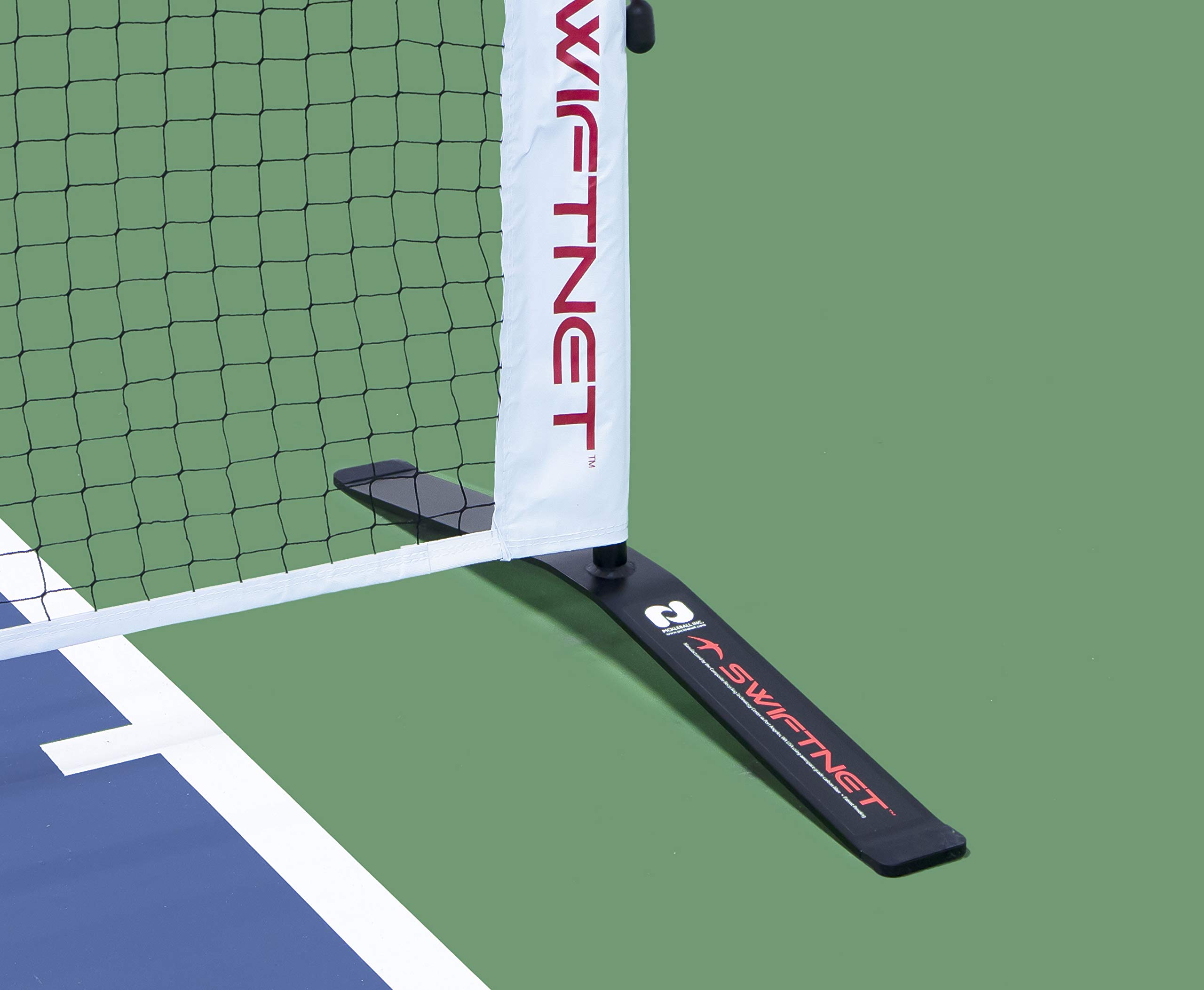SwiftNet 2.1 Portable Pickleball Net System - High Tension, Lightweight Carbon Fiber Alloy Frame for Casual and Tournament Pickleball - Perfect to Carry Anywhere