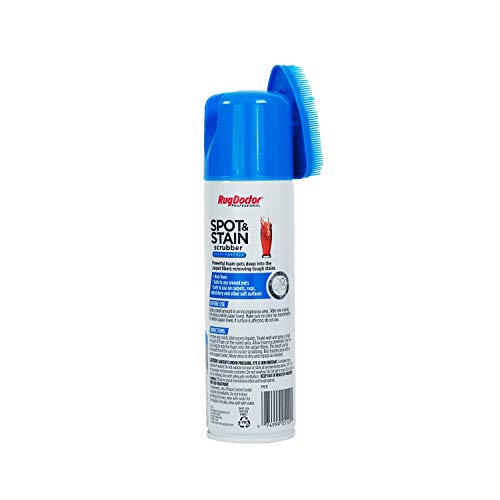 Rug Doctor Spot and Stain Scrubber Multi-Purpose Formula; Deep Cleaning Foam Removes Tough Stains; Ideal for Quick Cleanup of Spots & Spills; Fabric-Safe Scrub Brush, CRI Certified, White