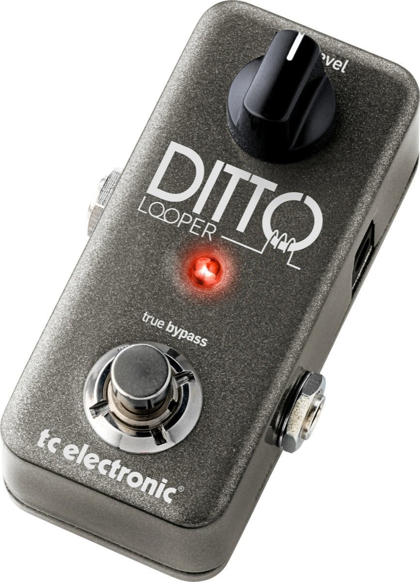 TC Electronic Ditto Looper Effects Pedal Bundle with 3 Senor Patch Cables