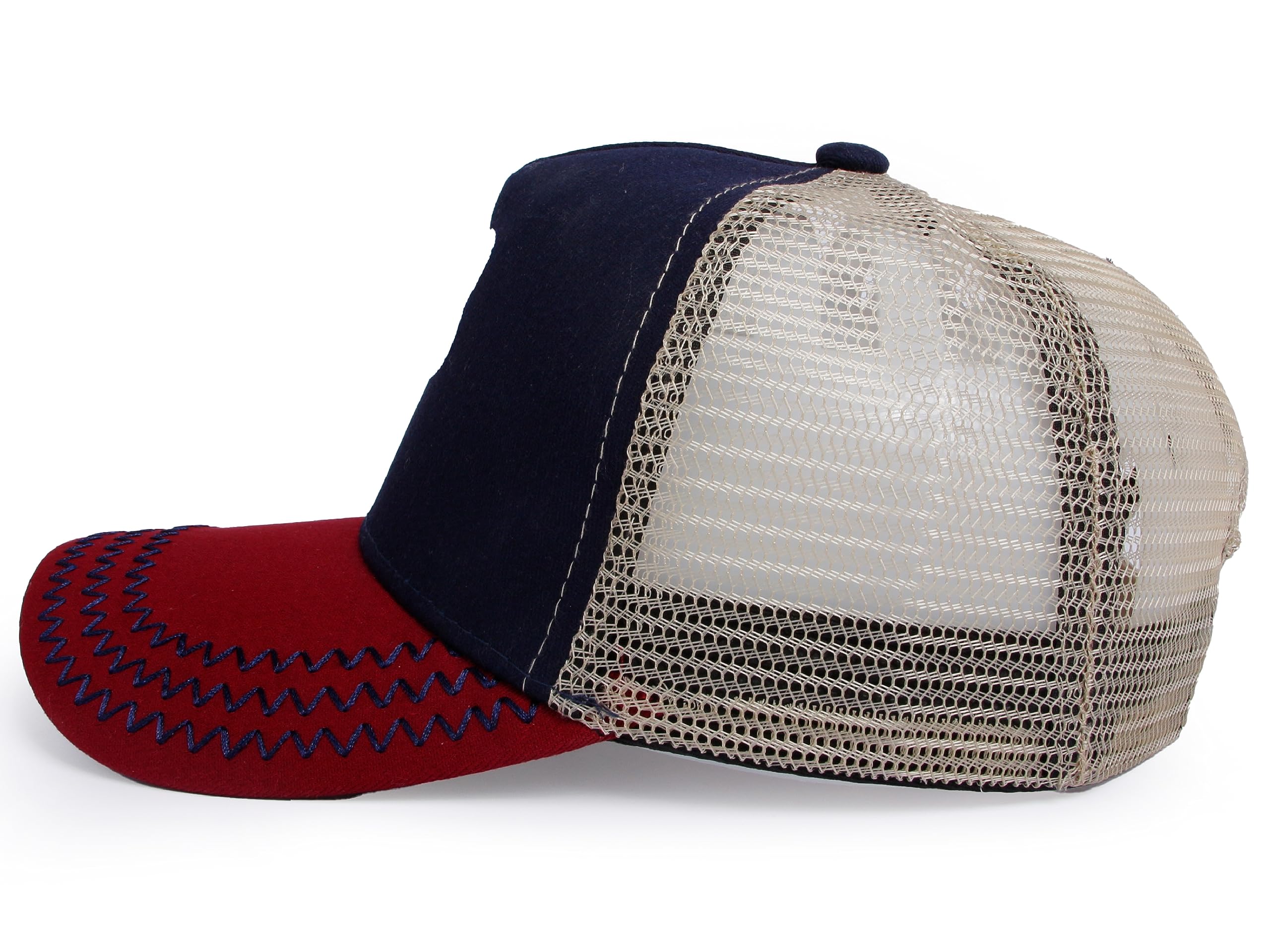 Unisex Mesh Baseball Caps - Breathable Trucker Hat with Adjustable Snapback