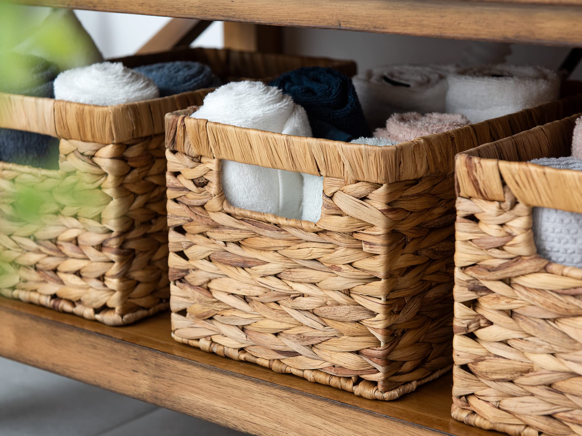 StorageWorks Water Hyacinth Storage Baskets