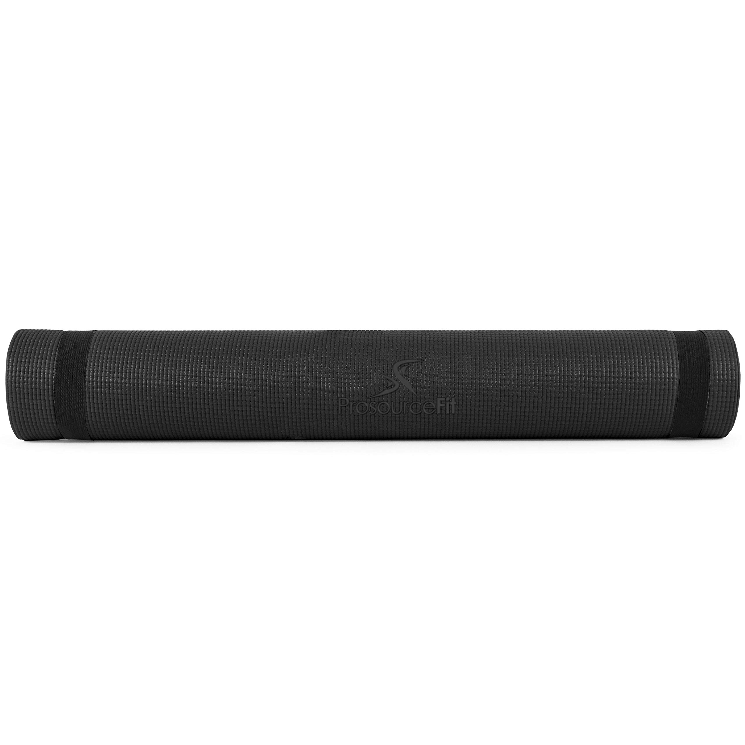 ProsourceFit Classic Yoga Mat 1/8β (3mm) Thick, Extra Long 72-Inch Lightweight Fitness Mat with Non-Slip Grip for Yoga, Pilates, Exercise