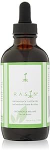 Rasin Castor Oil Organically Brilliant Haitian Black Castor Oil. (Original, 4 Fl Oz)