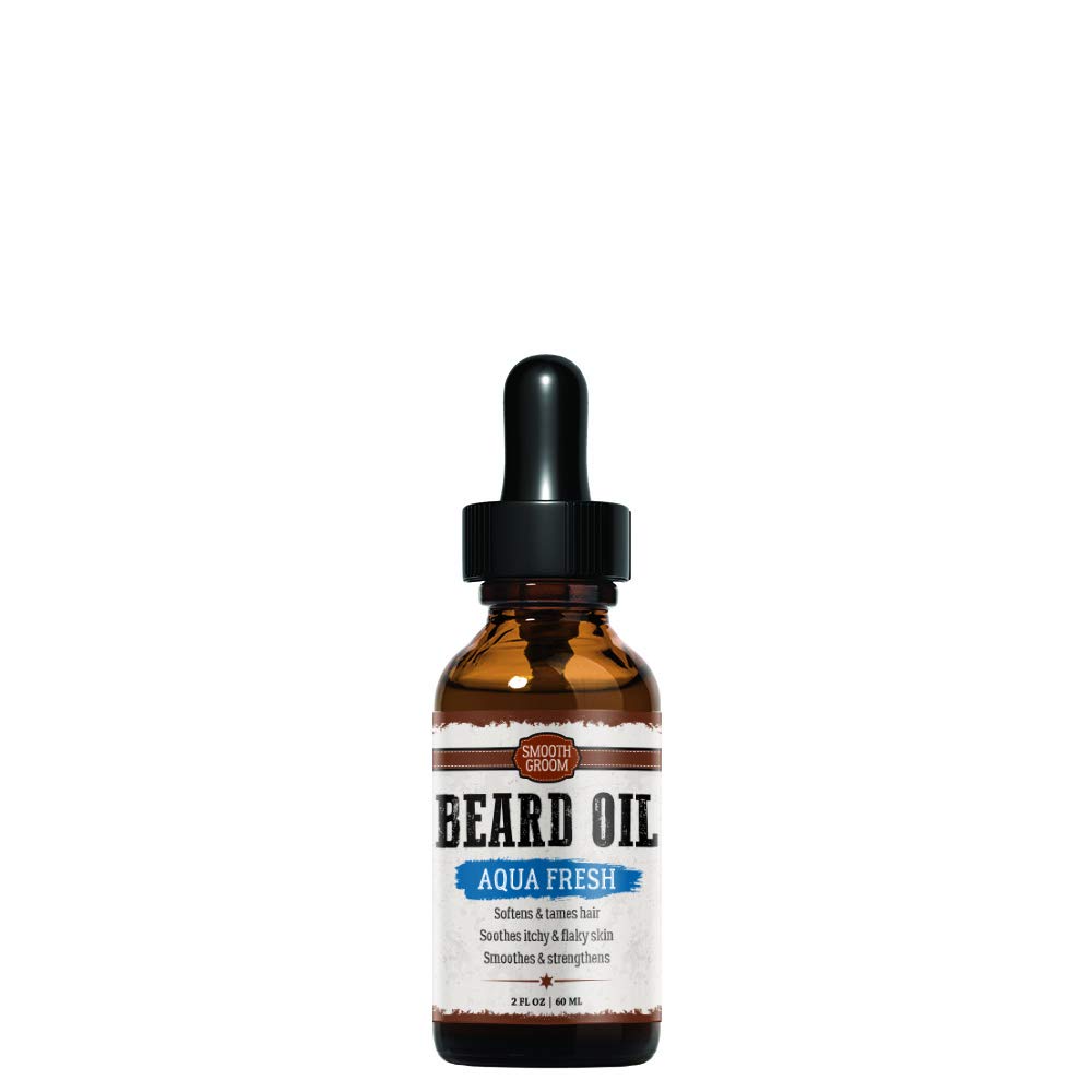 Smooth Groom Beard Oil Aqua Fresh 2oz / 60ml