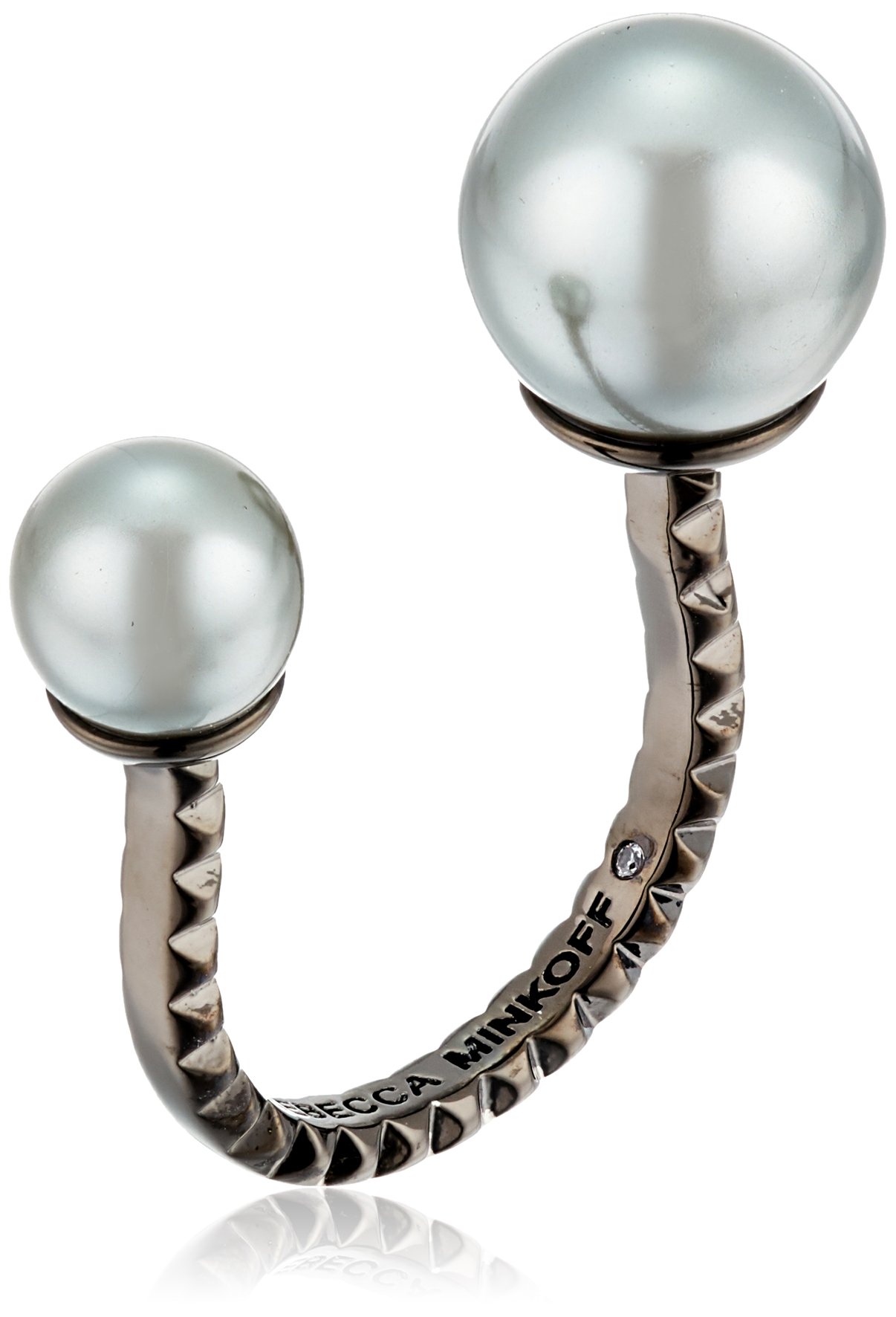Rebecca Minkoff Pearl U Ring, Size 5-7