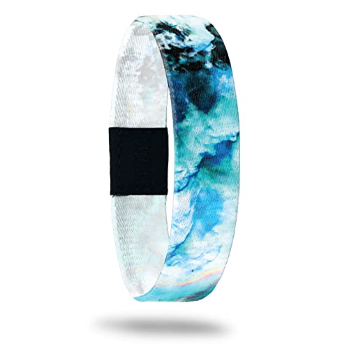 ZOX Bracelets β Focus on the Positive | Stretchy Elastic Band with Motivational Affirmations and Beautiful Artwork, Great Gift for Men, Women, and Kids (Medium)