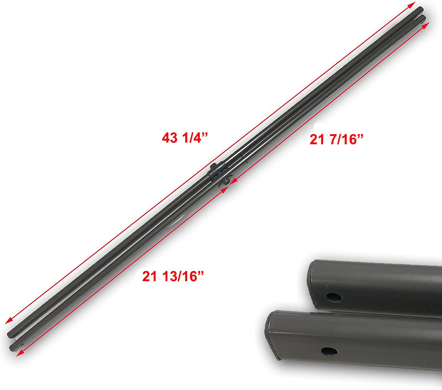 Replacement Parts forColeman for Coleman 13'x13' Canopy 1-Push Center Hub Shelter from Costco Side Truss Bar Canopy Replacement Parts, Gray