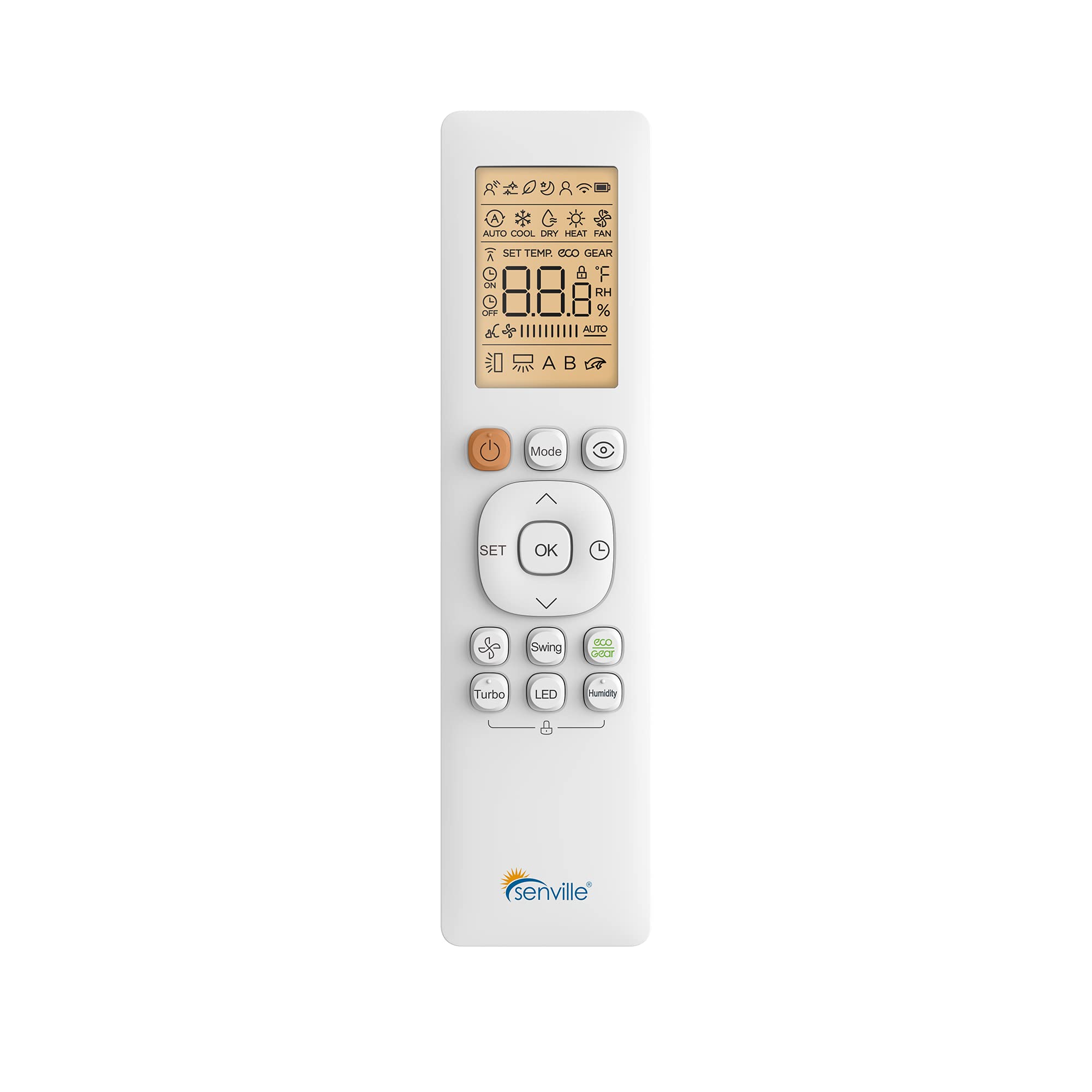Senville SENA-30HF/D Dual Zone Mini Split Air Conditioner Heat Pump, 28000 BTU, Works with Alexa, White