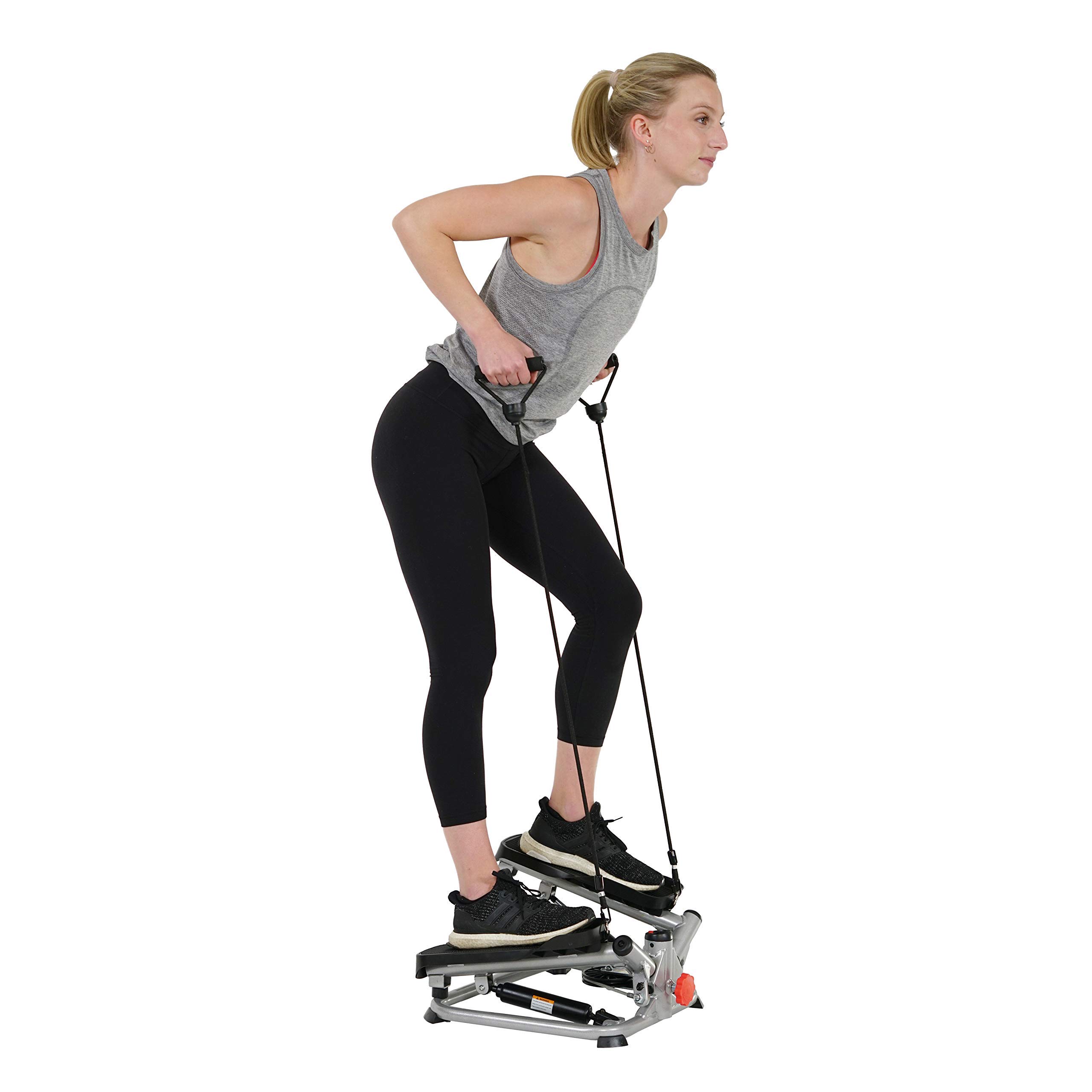 Sunny Health & Fitness Total Body Advanced Stepper Machine - SF-S0979, Gray (Renewed)