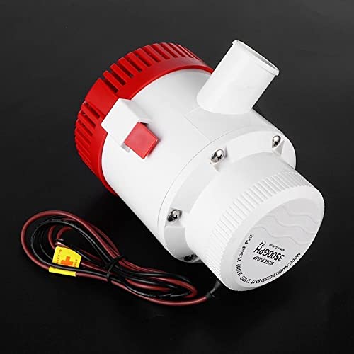 XuuSHA Hand Bilge Pump 3500GPH 12V Submersible Bilge Pump Marine Accessory Bilge Pump Automatic