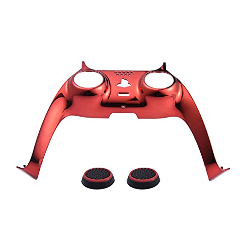 Yuxinkang DIY Replacement Decorative Trim Shell For Controller, Controller Face Plates Replacement For PS5, Chrome Clip Shell For PS5 Controller, Plates Cover For PS5 Controller
